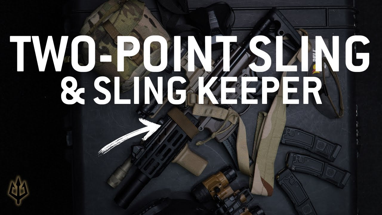 Two Point Sling & Sling Keeper – Black Trident® - Special Purpose Gear