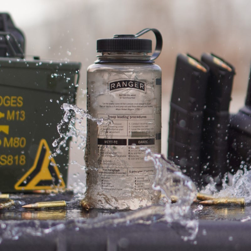 Nalgene US Army Ranger Bottle – Black Trident® - Special Purpose Gear
